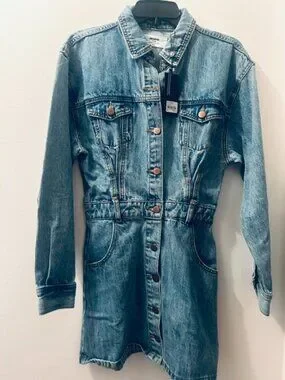 One Teaspoon | Dresses | One Teaspoon Ocean Blue Fitted Button Front ...